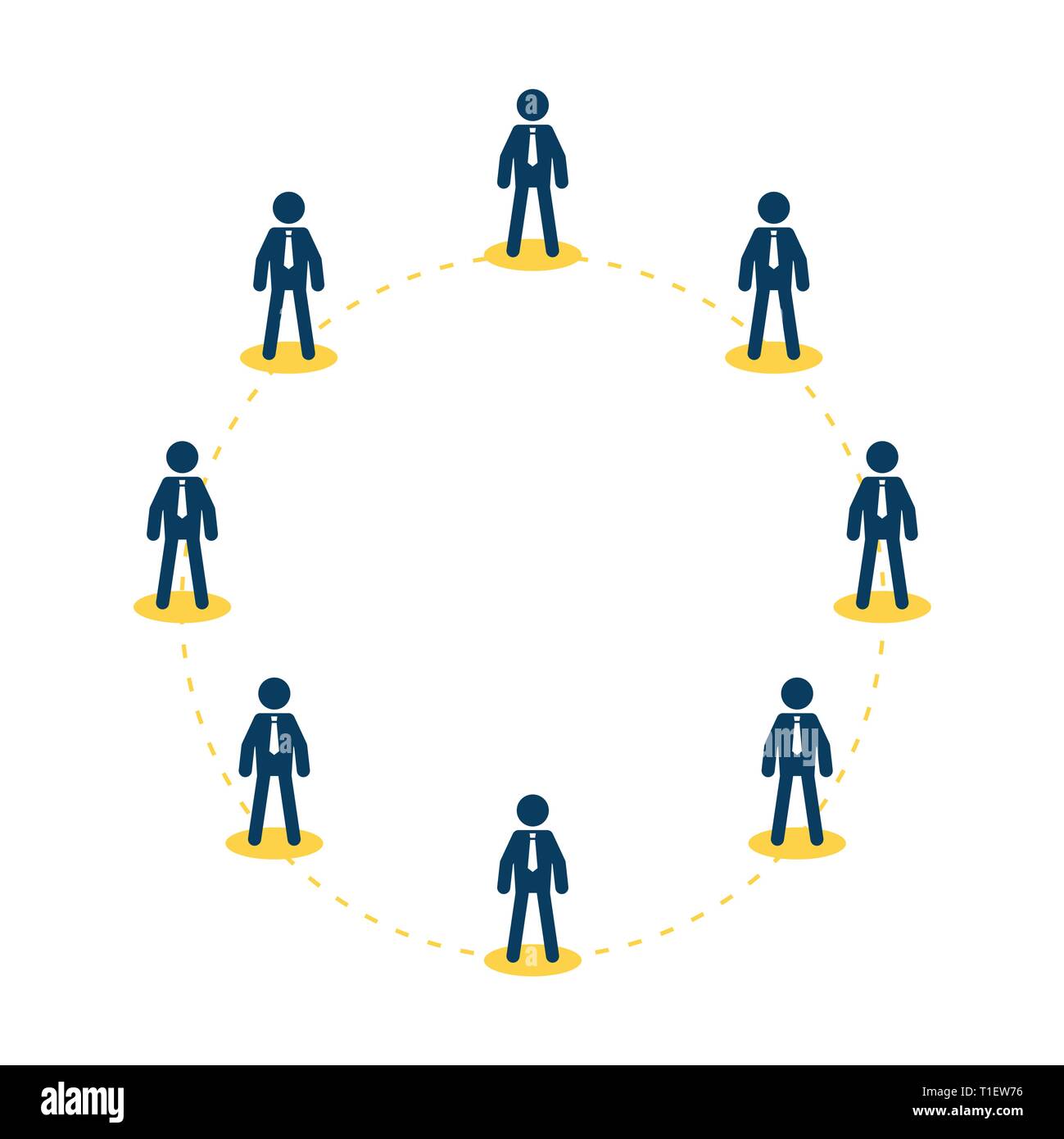 Business connectivity circle infographic Stock Vector Image & Art - Alamy