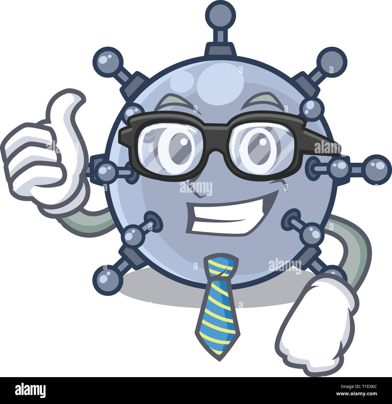 Businessman mine underwater in the cartoon shape vector illustration ...