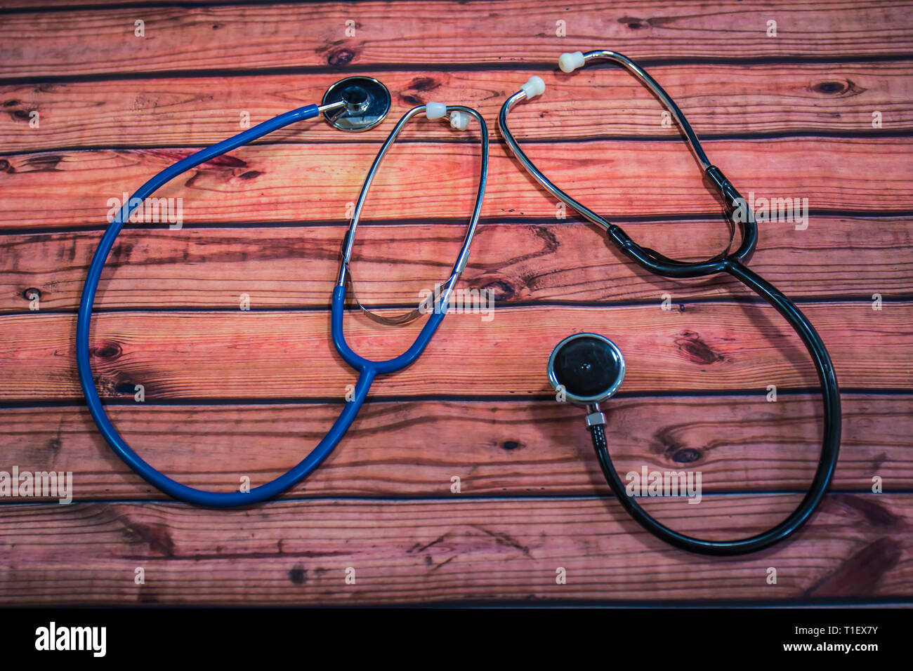 Two stethoscopes hi-res stock photography and images - Alamy
