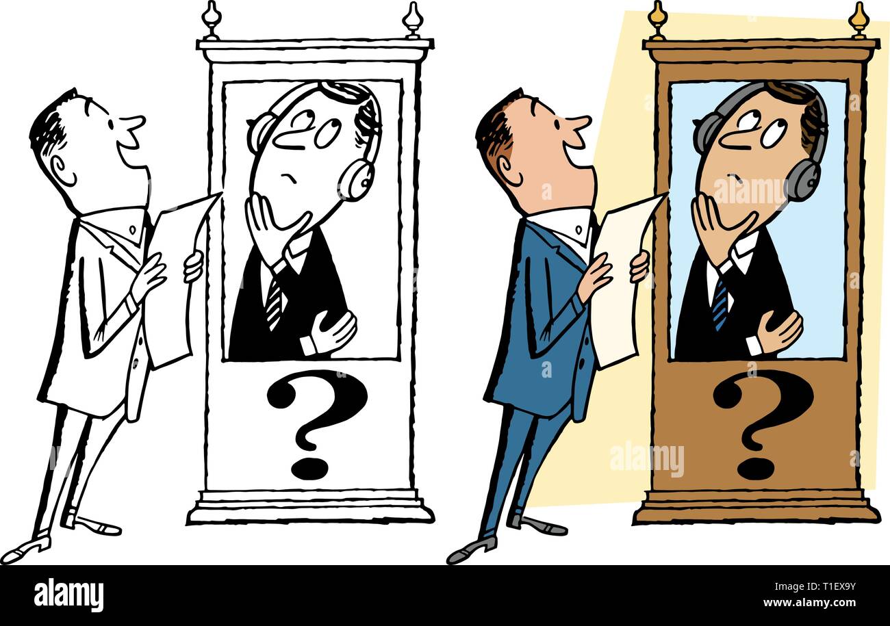 Question mark suit Stock Vector Images - Alamy