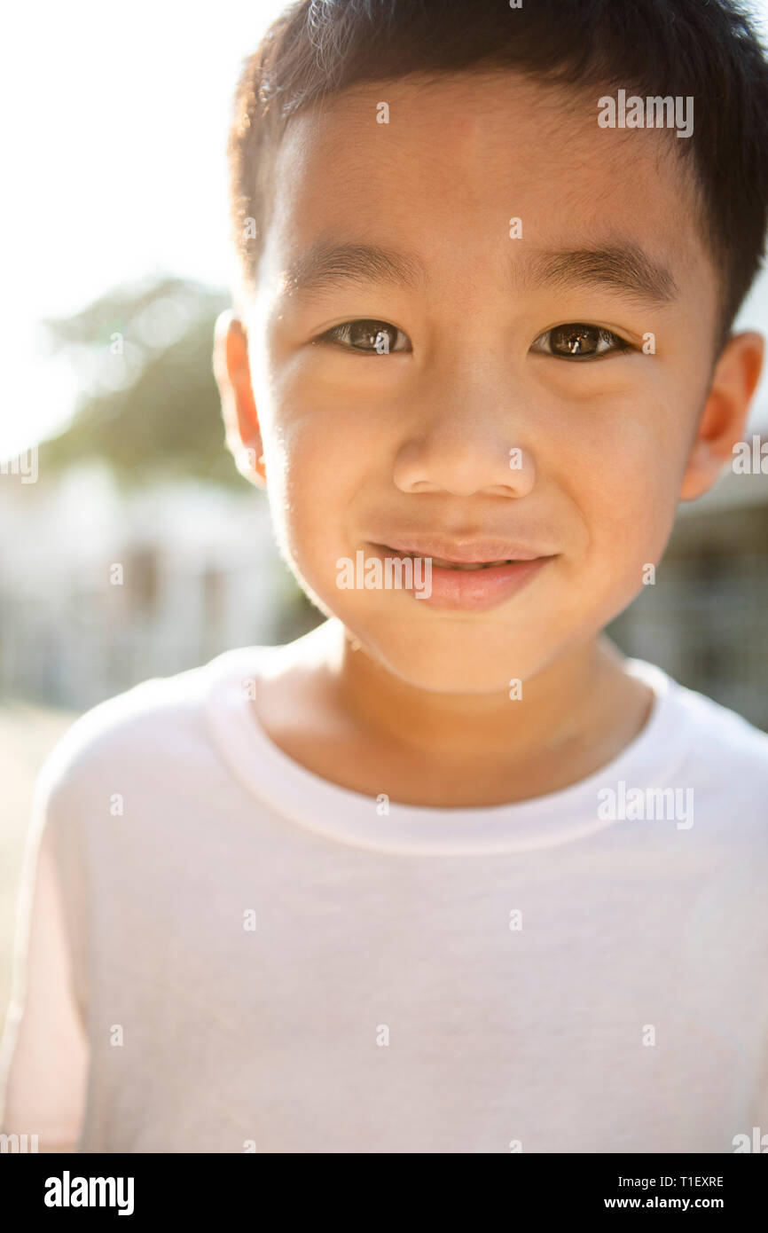 close up face of asian children tooth smiling face Stock Photo - Alamy