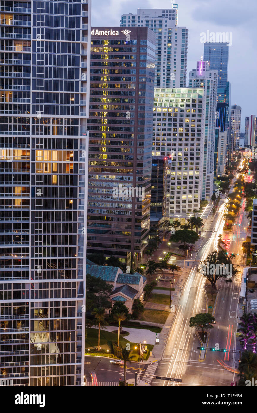Office buildings in brickell avenue hi-res stock photography and images ...