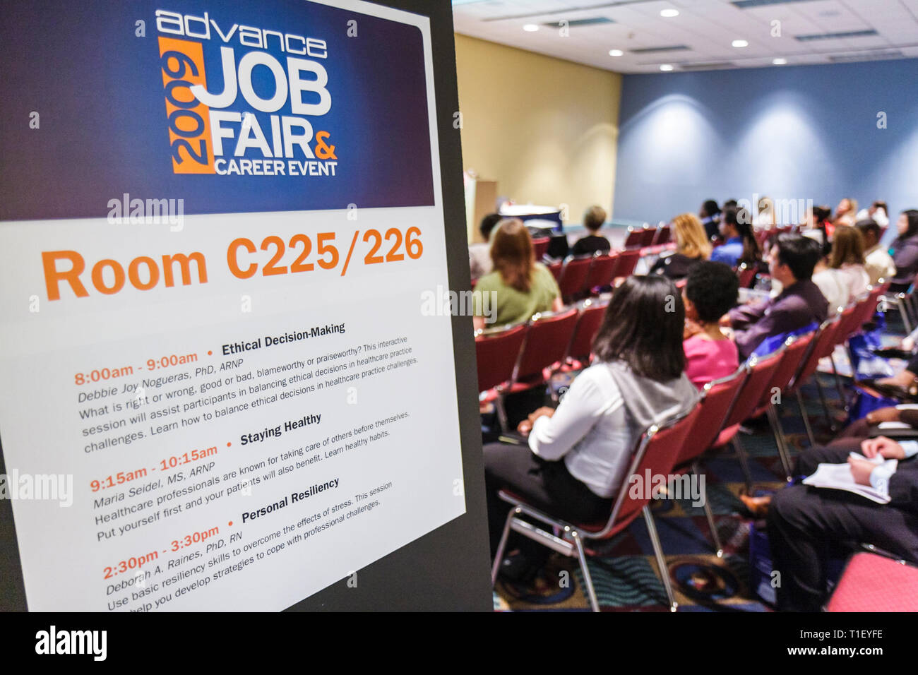 Convention center job fair hi-res stock photography and images - Alamy