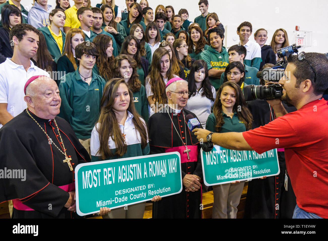 Miami Florida,Coconut Grove,LaSalle Catholic High School,street naming ...