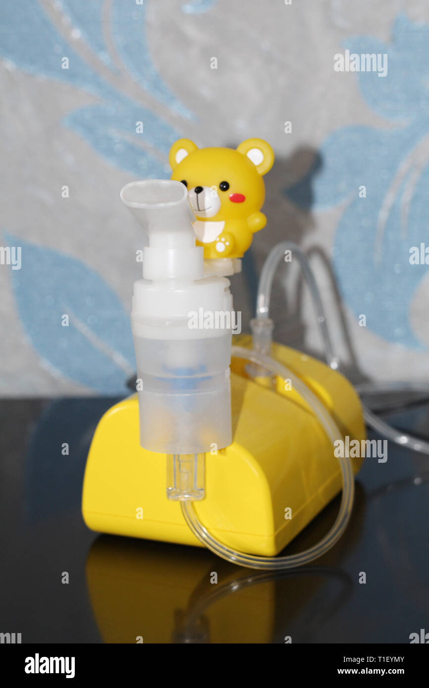 Nebulizer for the treatment of respiratory diseases. Inhalation ...