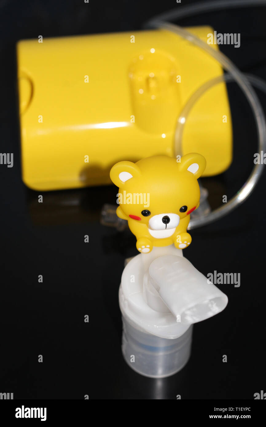 Nebulizer for the treatment of respiratory diseases. Inhalation ...