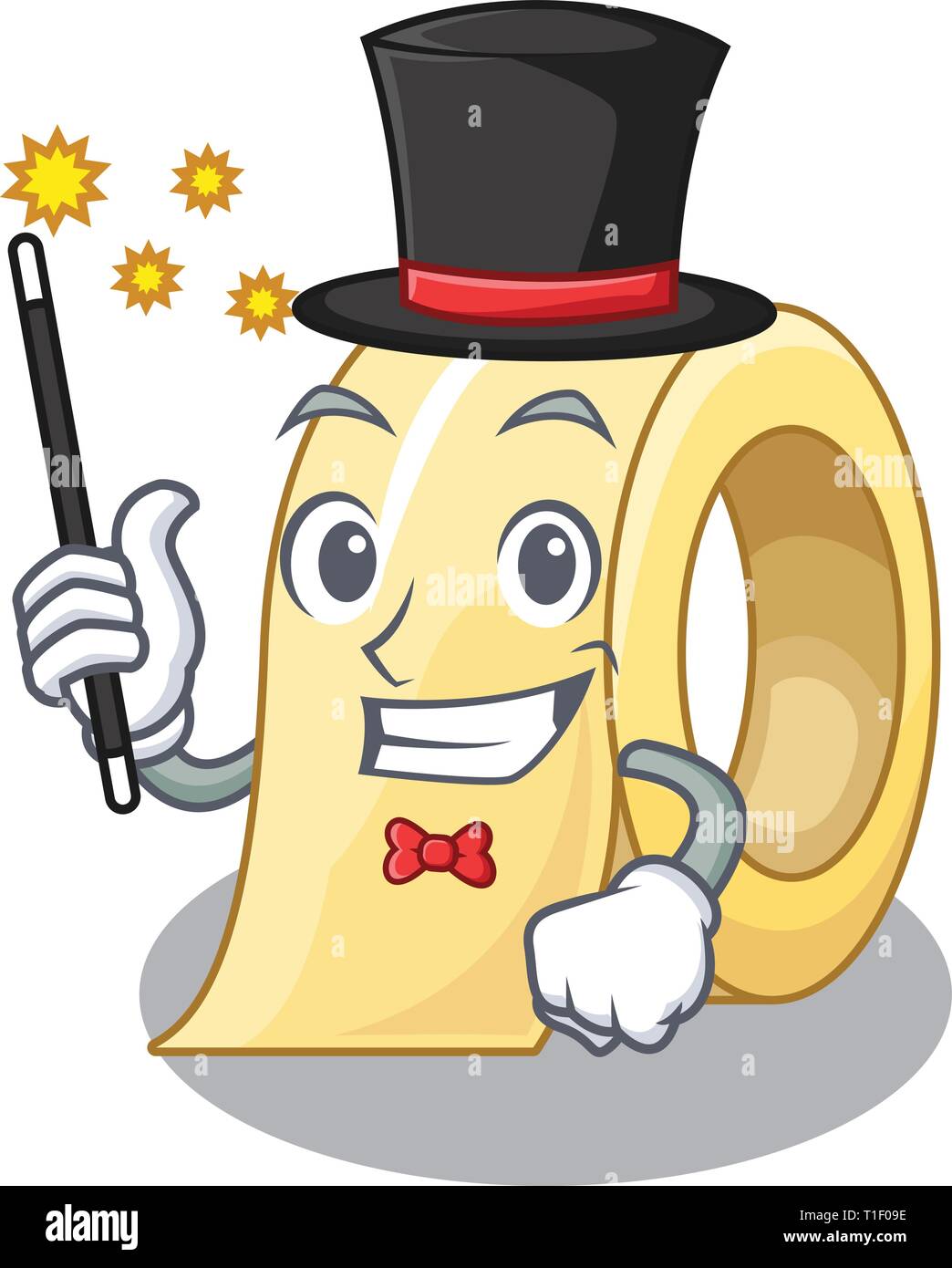 Magician masking tape in a cartoon box vector illustration Stock Vector ...