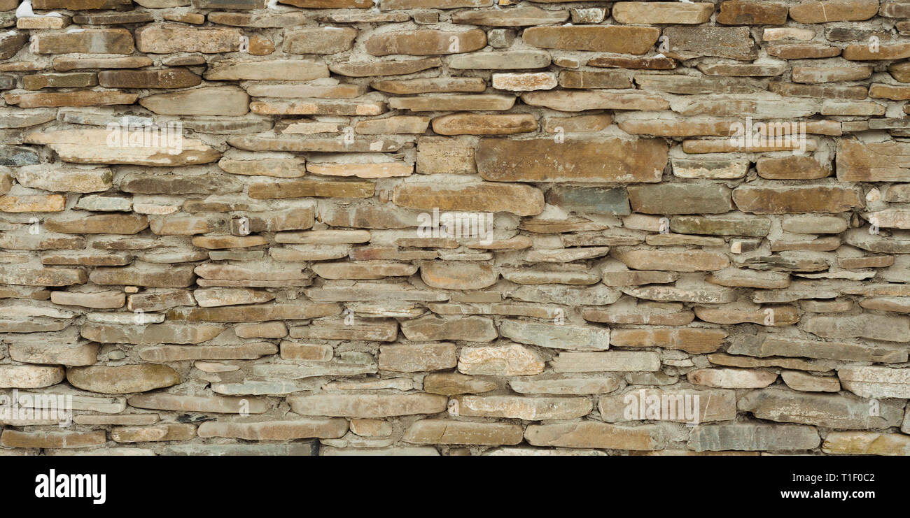 natural stone wall texture with cement Stock Photo - Alamy