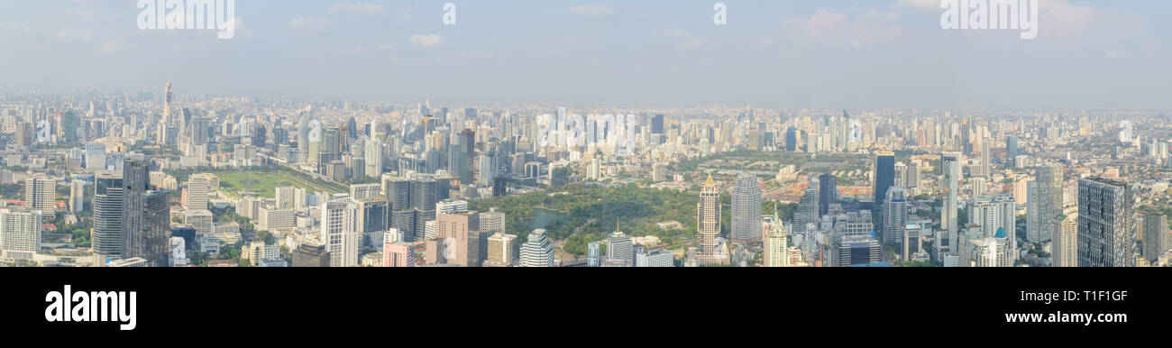 Panorama High view of high building in the city Stock Photo - Alamy