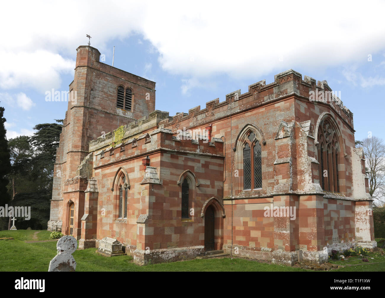 St. Peter's church in Upper Arley, Worcestershire, England, UK Stock ...