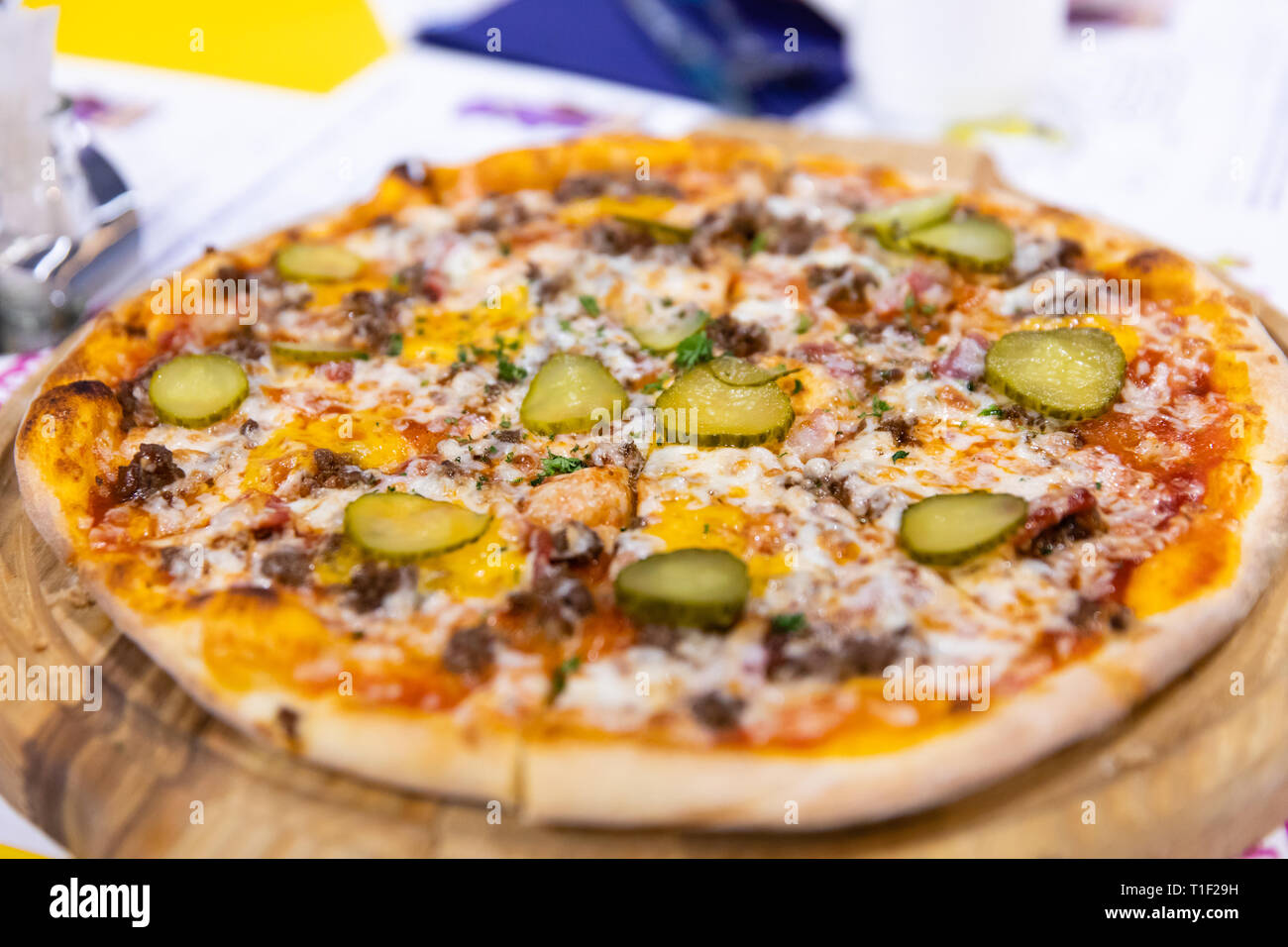 Hot pizza hi-res stock photography and images - Alamy