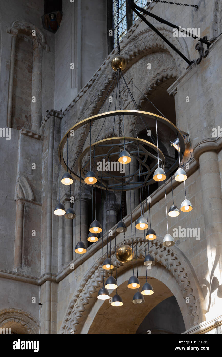 Interior of rochester cathedral hi-res stock photography and images - Alamy