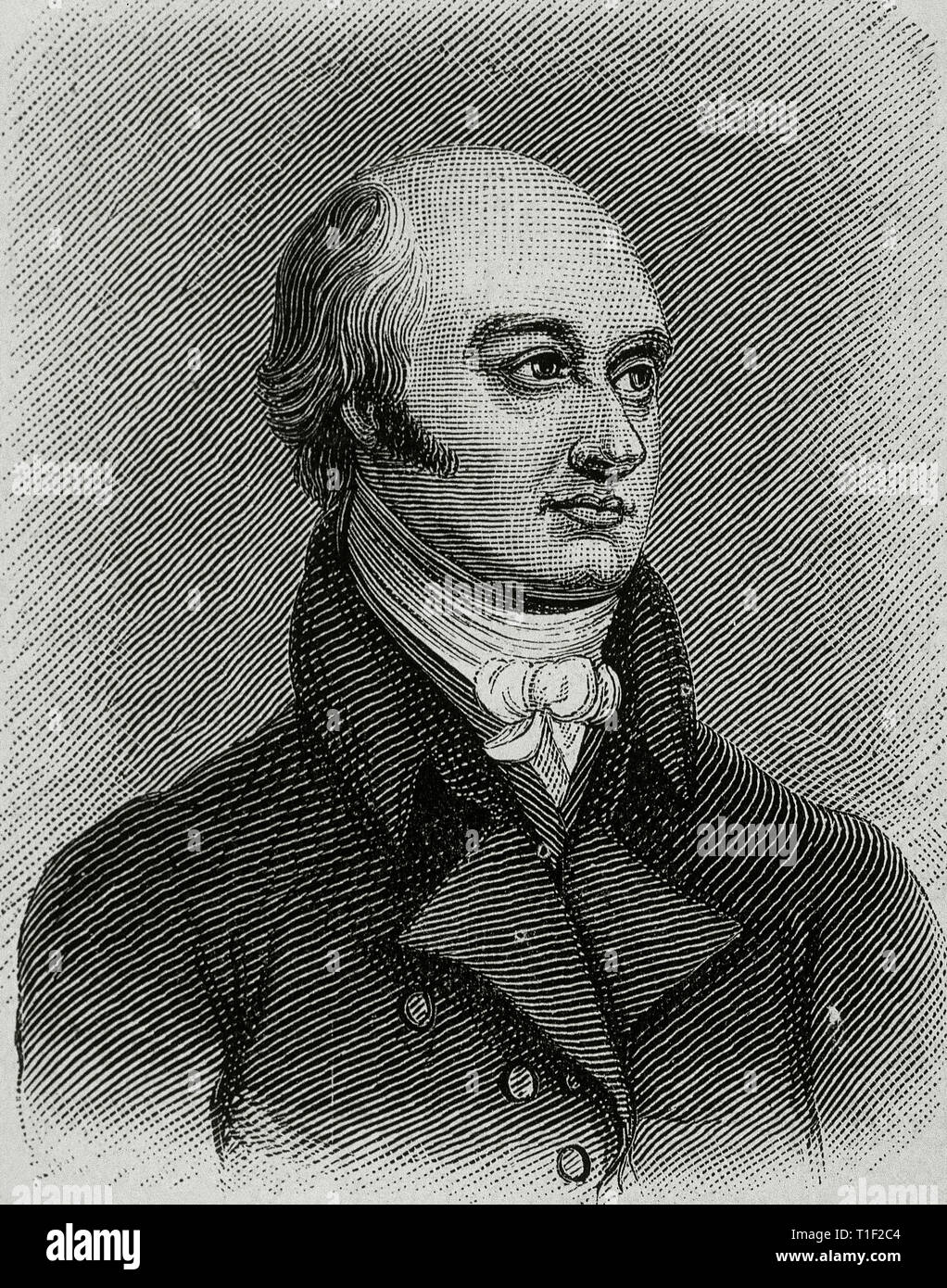 George Canning (1770-1827). British Prime Minister. Engraving by ... George Canning (1770-1827). British Prime Minister. Engraving by ...