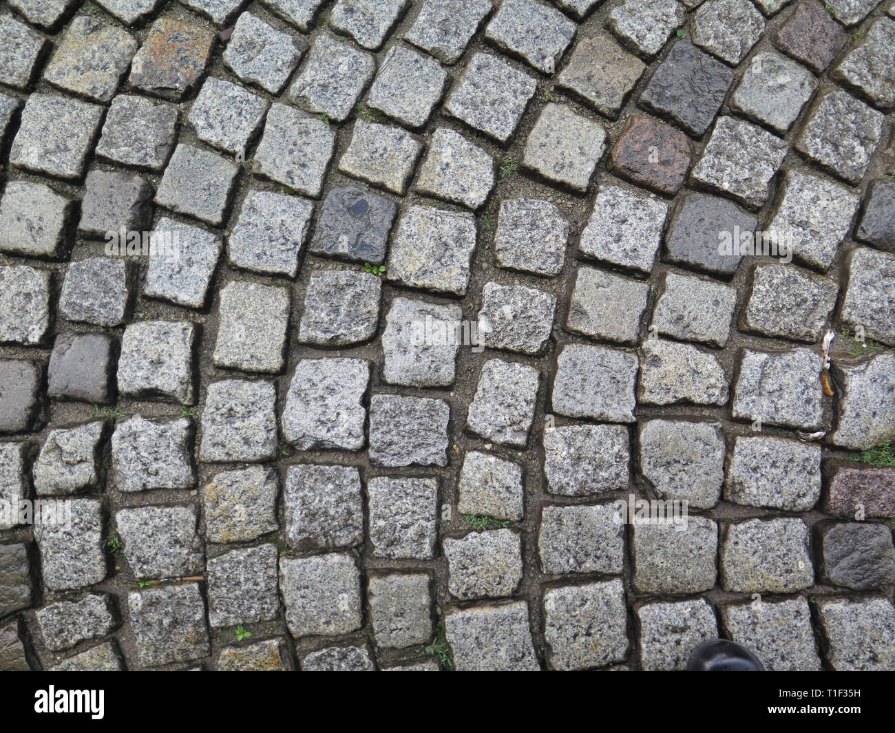 Cobble Stone pattern in town square in Maastricht, Holland Stock Photo ...