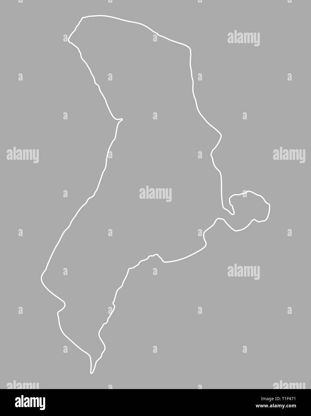 Map of Utah Lake Stock Photo - Alamy