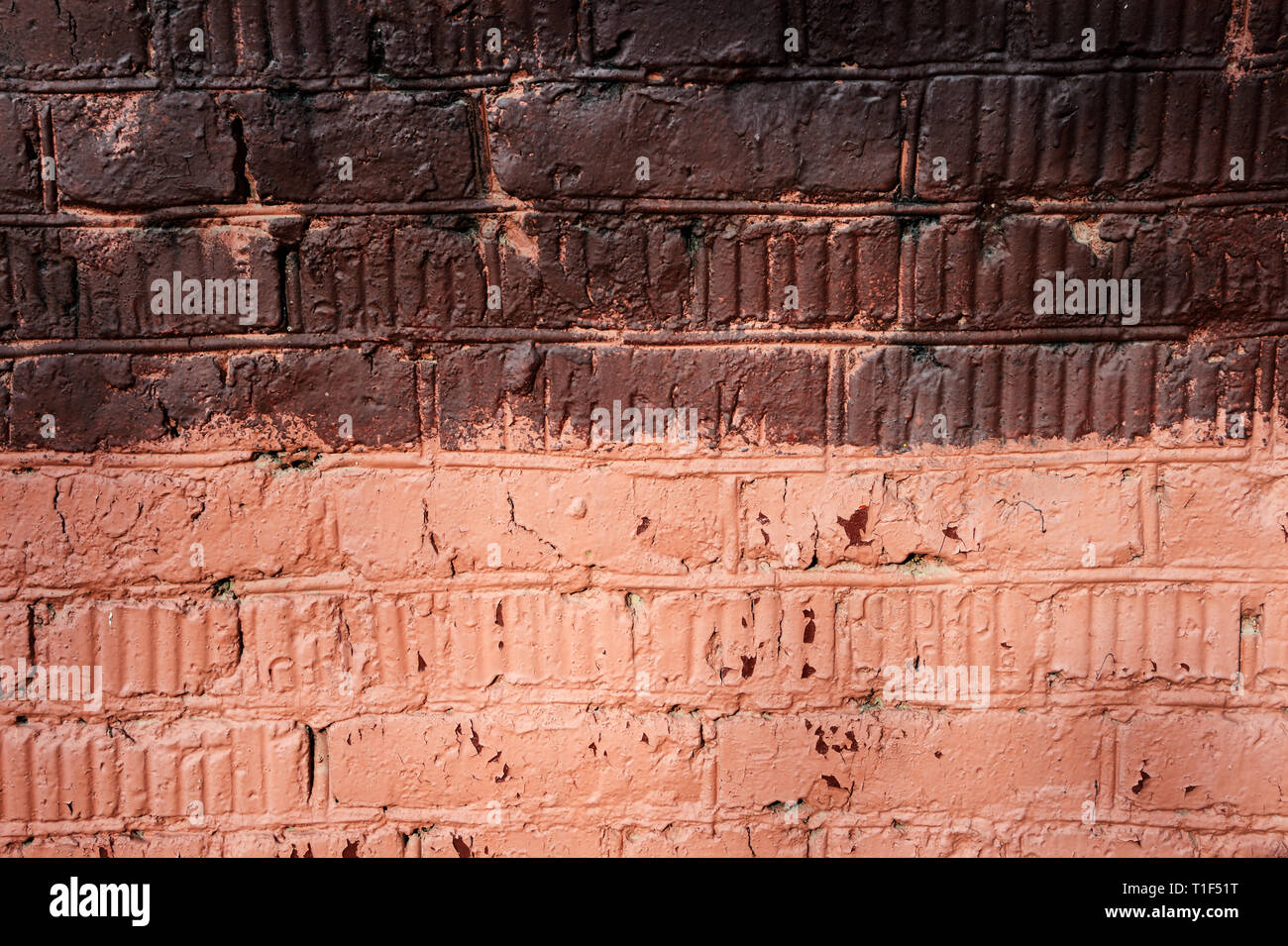 Old painted brick wall background. Brick wall texture Stock Photo - Alamy