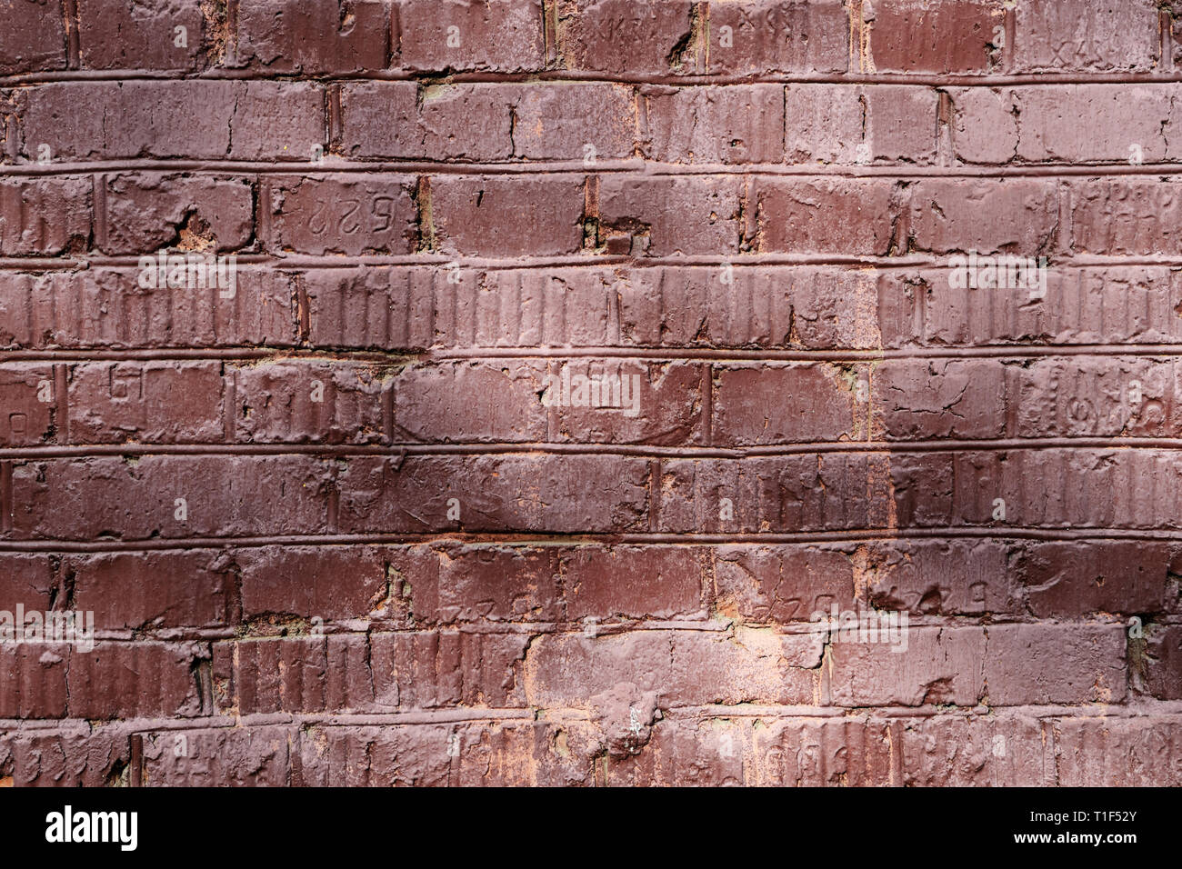 Old painted brick wall background. Brick wall texture Stock Photo - Alamy