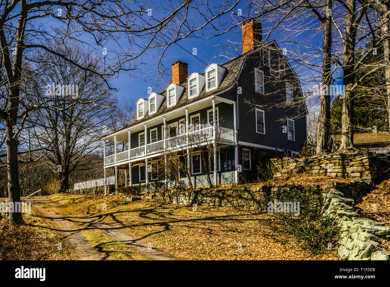 Medad Stone Tavern Guilford, Connecticut, USA Stock Photo - Alamy