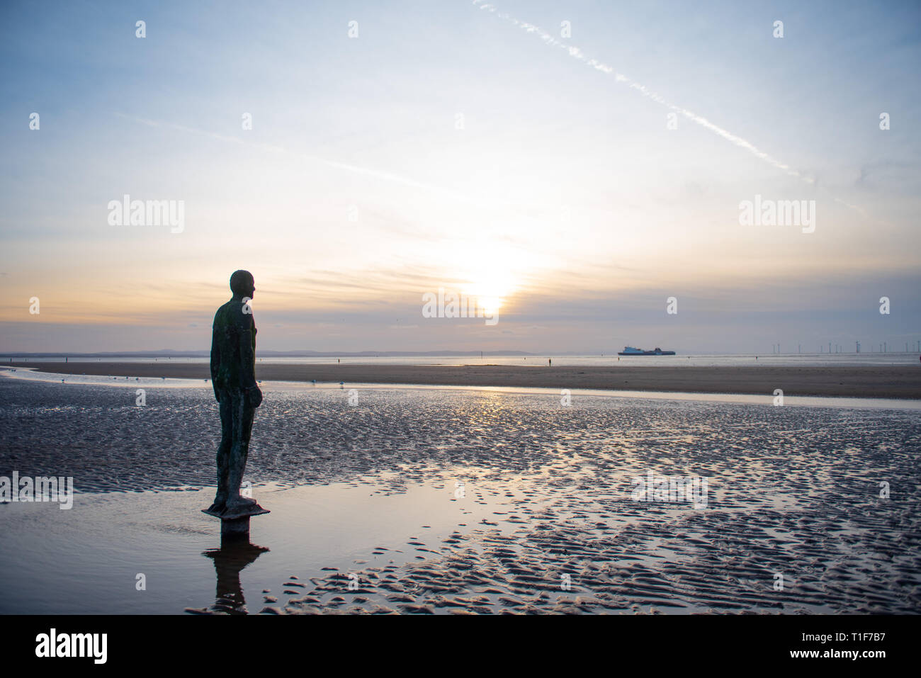 Another Place - Anthony Gormley Stock Photo - Alamy