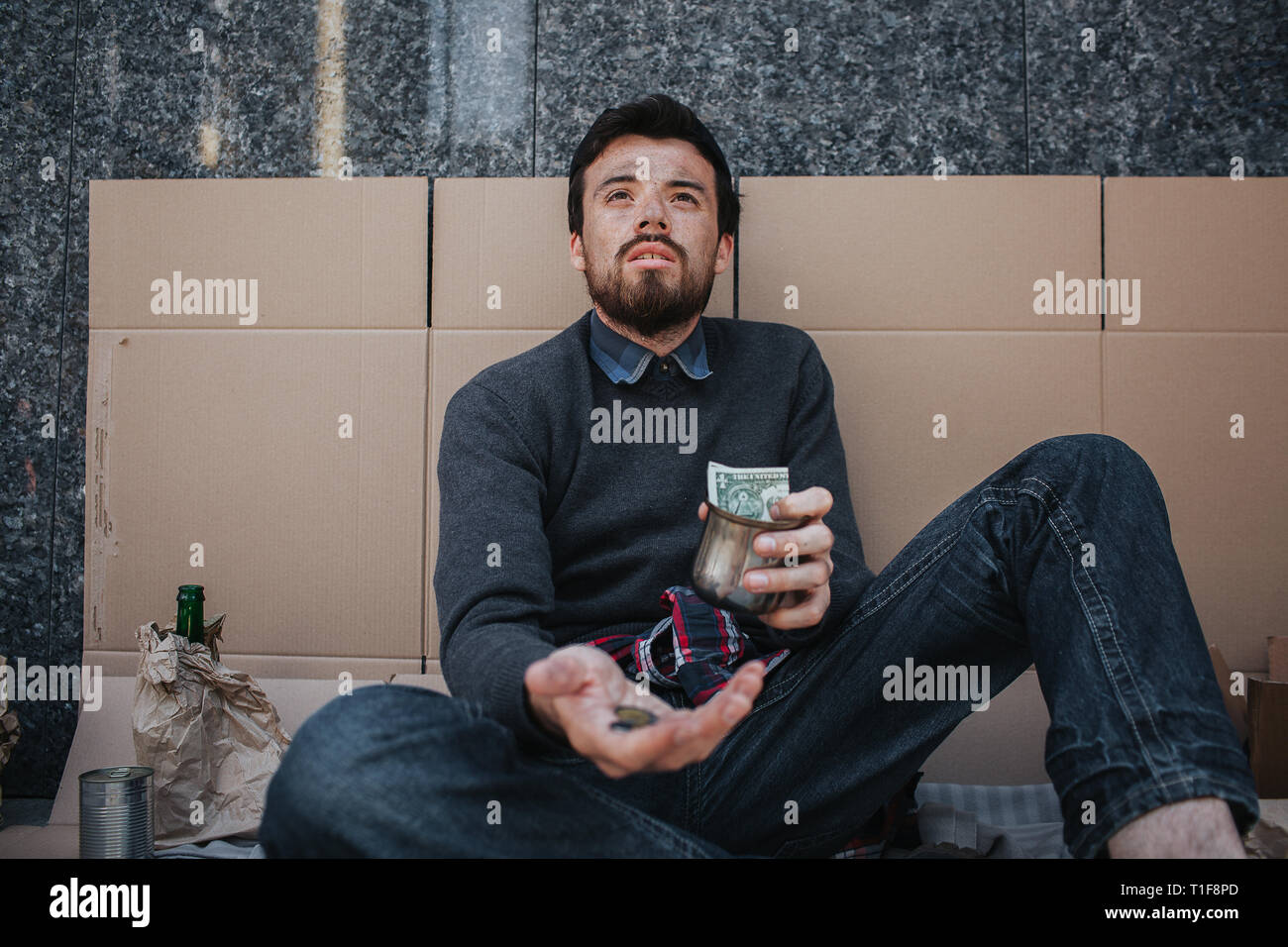 Beggar cup hi-res stock photography and images - Alamy