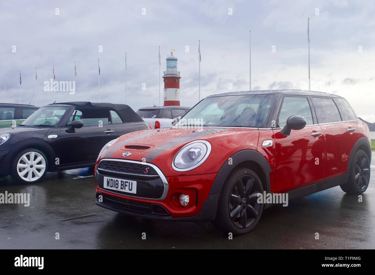 Mini Coopers, Plymouth, Devon, England Stock Photo - Alamy