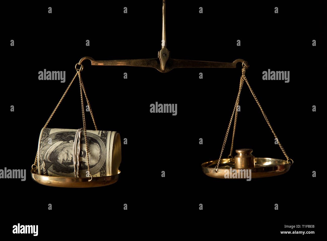 Vintage banking scales hi-res stock photography and images - Alamy