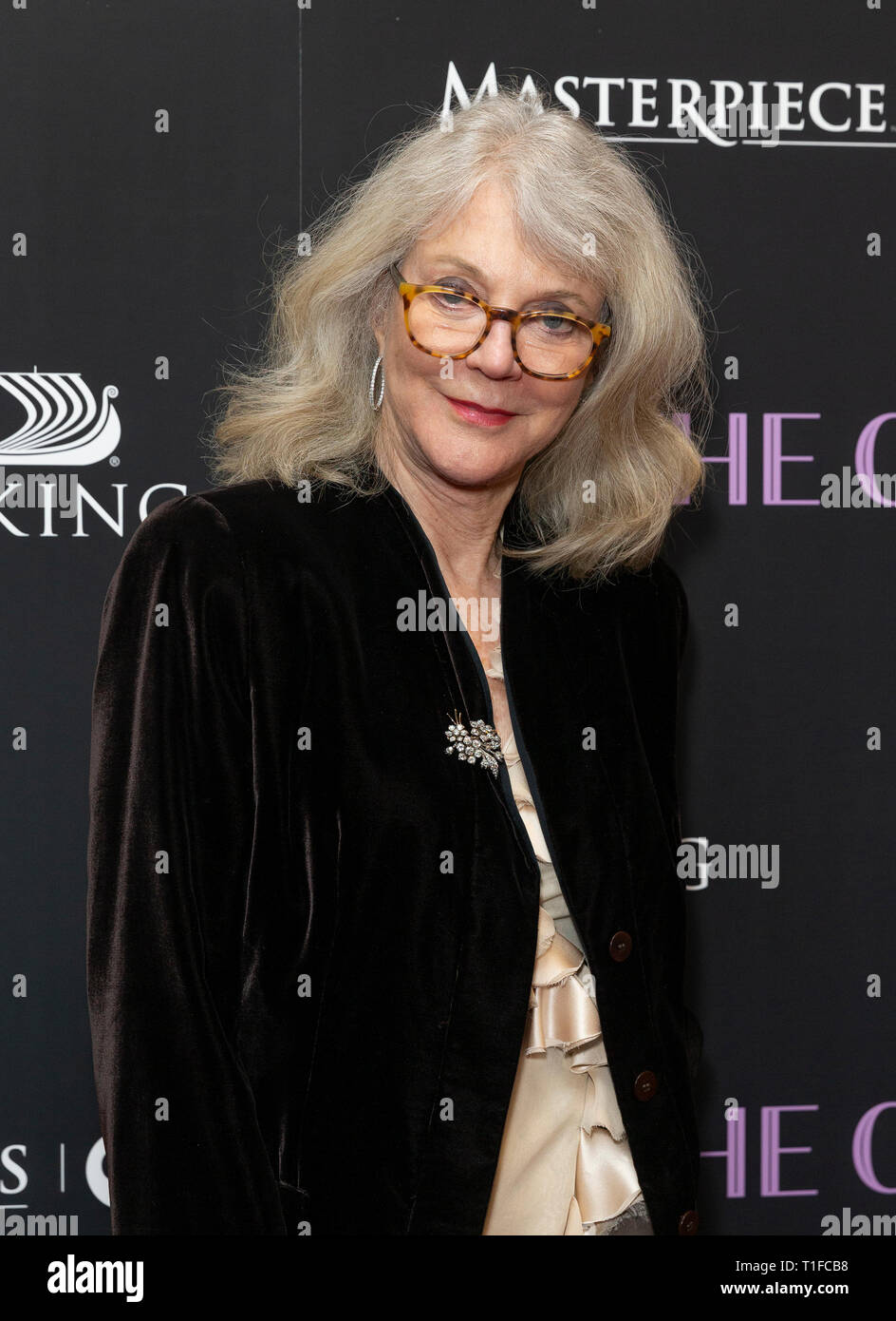 New York, United States. 25th Mar, 2019. Blythe Danner attends New York ...