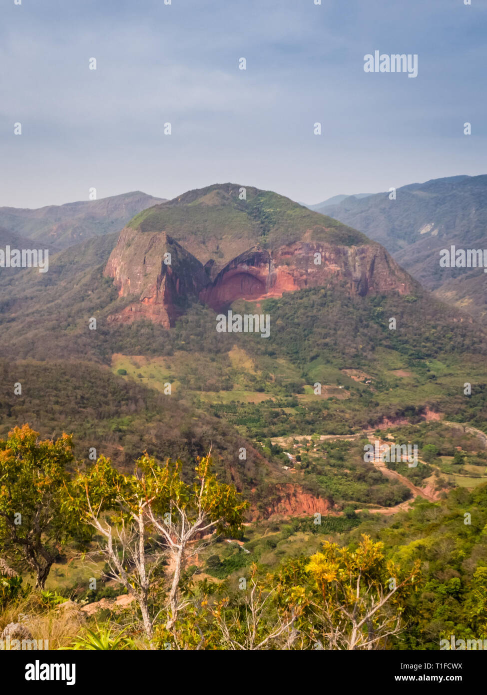 Bolivia, Samaipata, Scenic views and landscapes of National Park Amboro ...