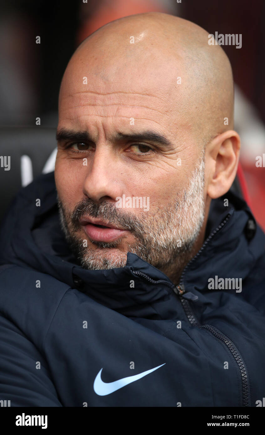 Manchester City manager Pep Guardiola Stock Photo - Alamy