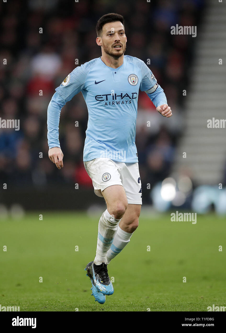 Manchester City's David Silva Stock Photo - Alamy