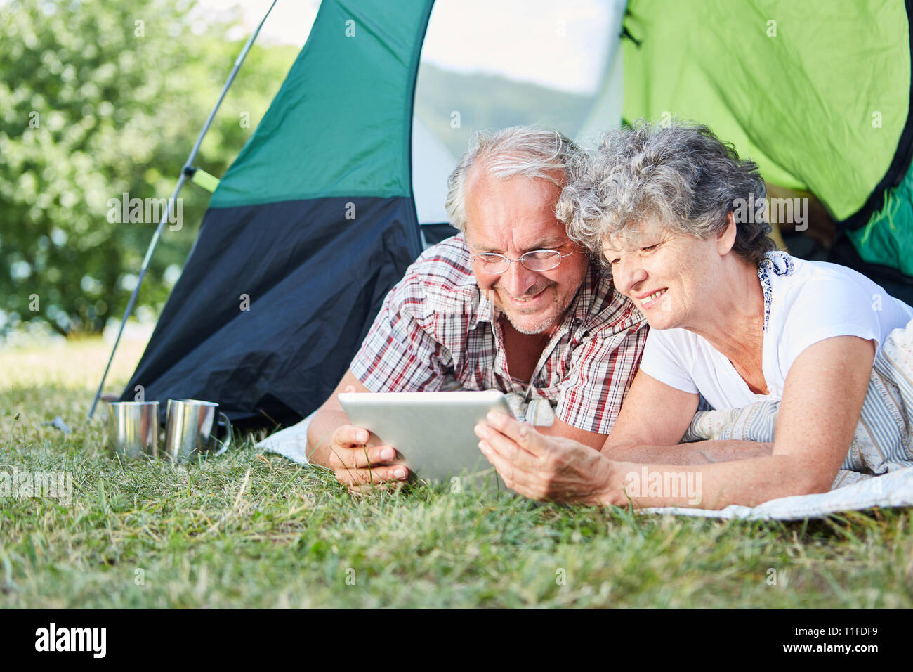 Camping holidays hi-res stock photography and images - Alamy