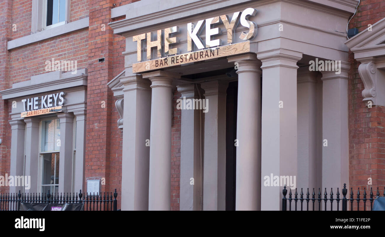 The Keys bar and restaurant in Darlington,England,UK Stock Photo - Alamy
