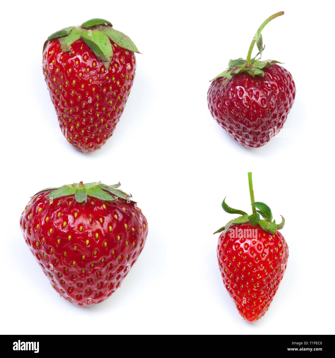 Collage of strawberries Stock Photo - Alamy