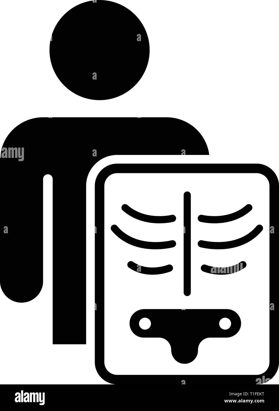 Body scan vector icon Stock Vector Images - Alamy