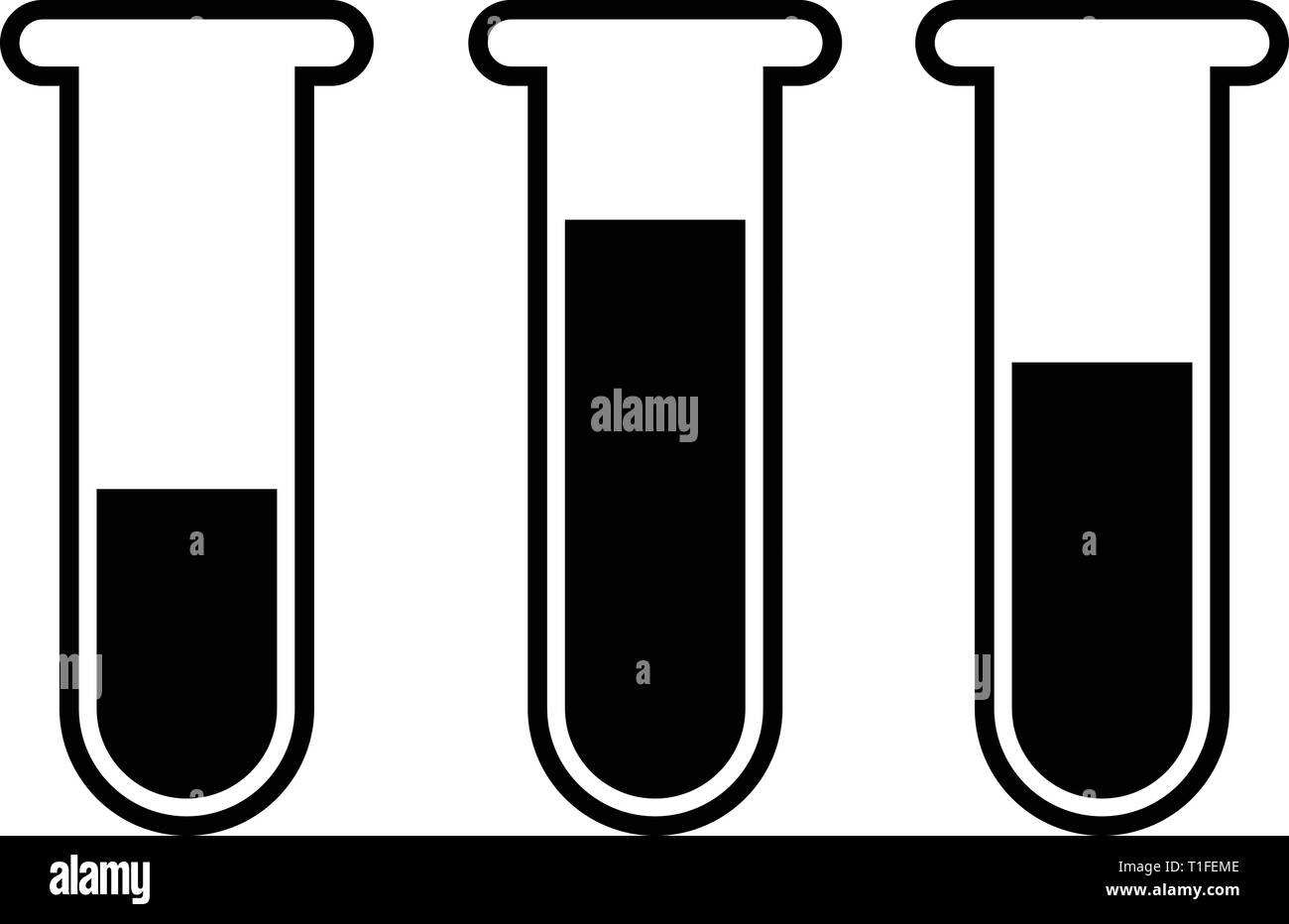 Science test tube drawing hi-res stock photography and images - Alamy