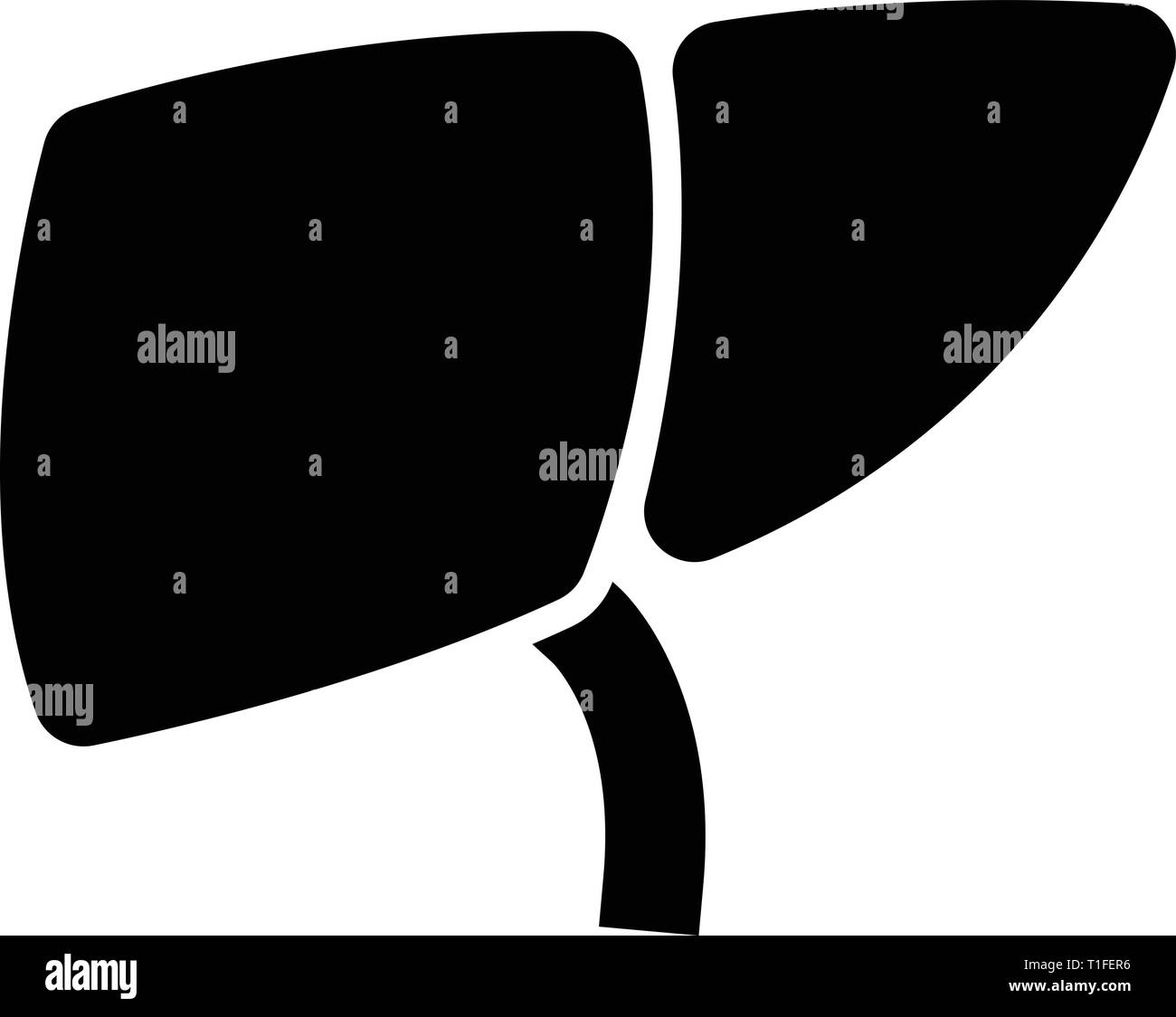 Liver Icon Vector Stock Vector Image & Art - Alamy