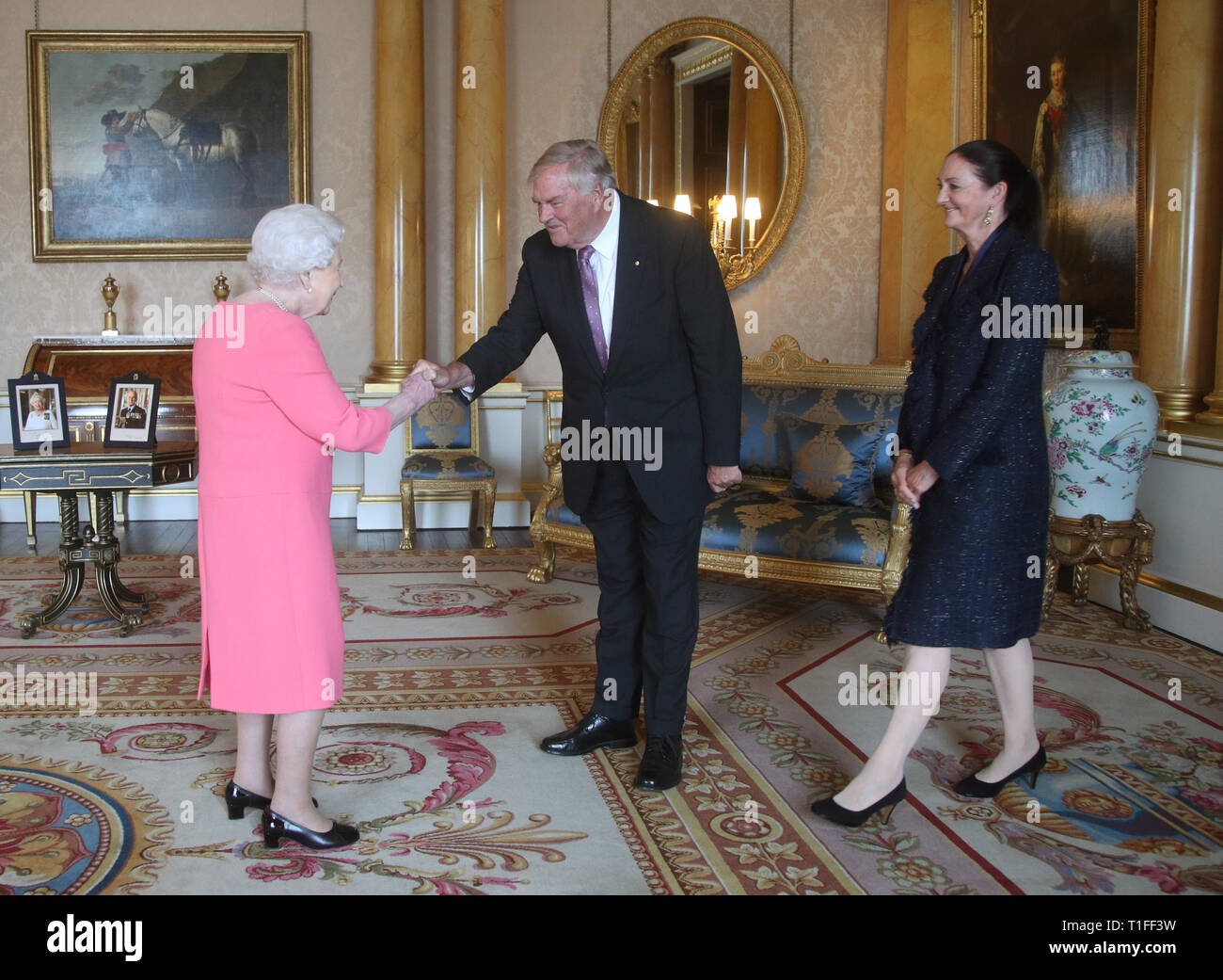 His Excellency the Hon. Kim Beazley and his wife Susanna Annus are ...