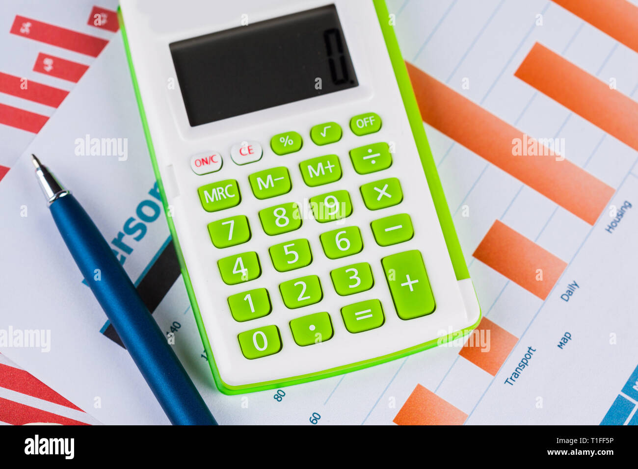 Financial graphs and charts analysis Stock Photo - Alamy