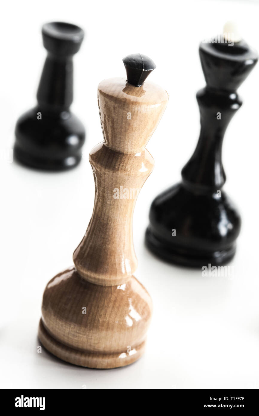 Chess figure isolated on the white background Stock Photo - Alamy