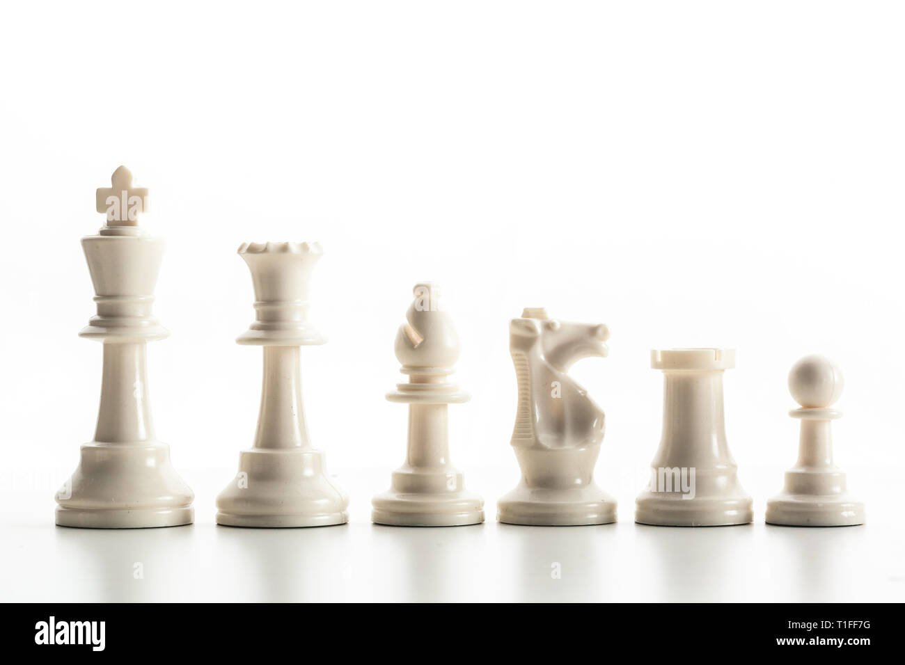 Chess figure isolated on the white background Stock Photo - Alamy