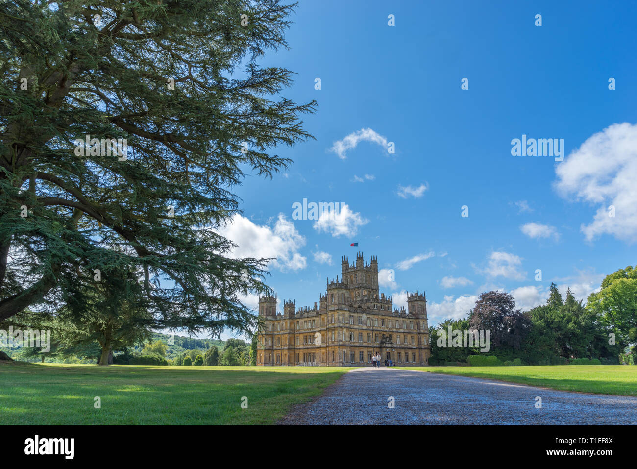 Highclere Castle, filming location for Downton Abbey, Newbury ...