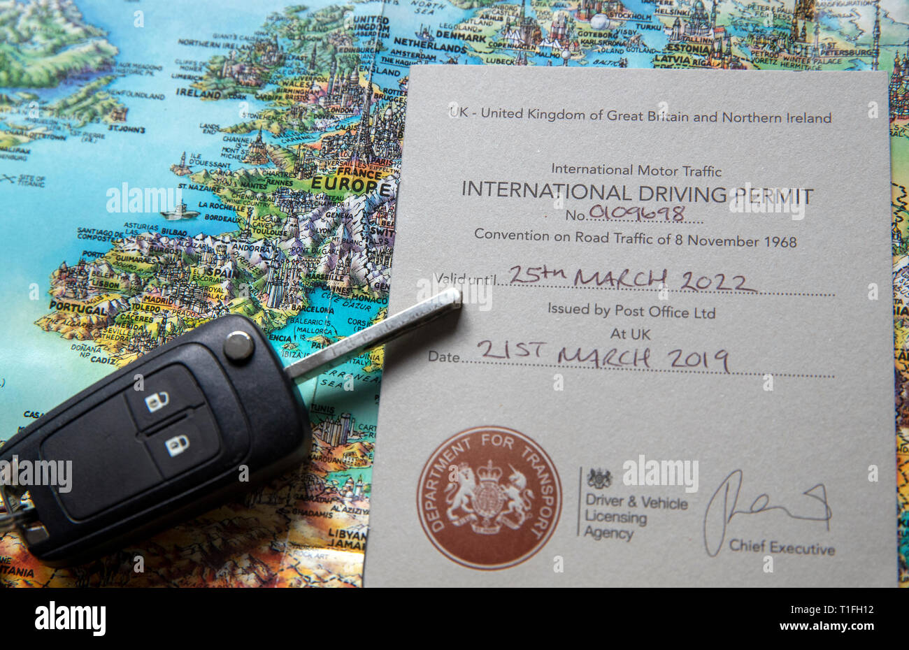 International driving permit hi-res stock photography and images - Alamy