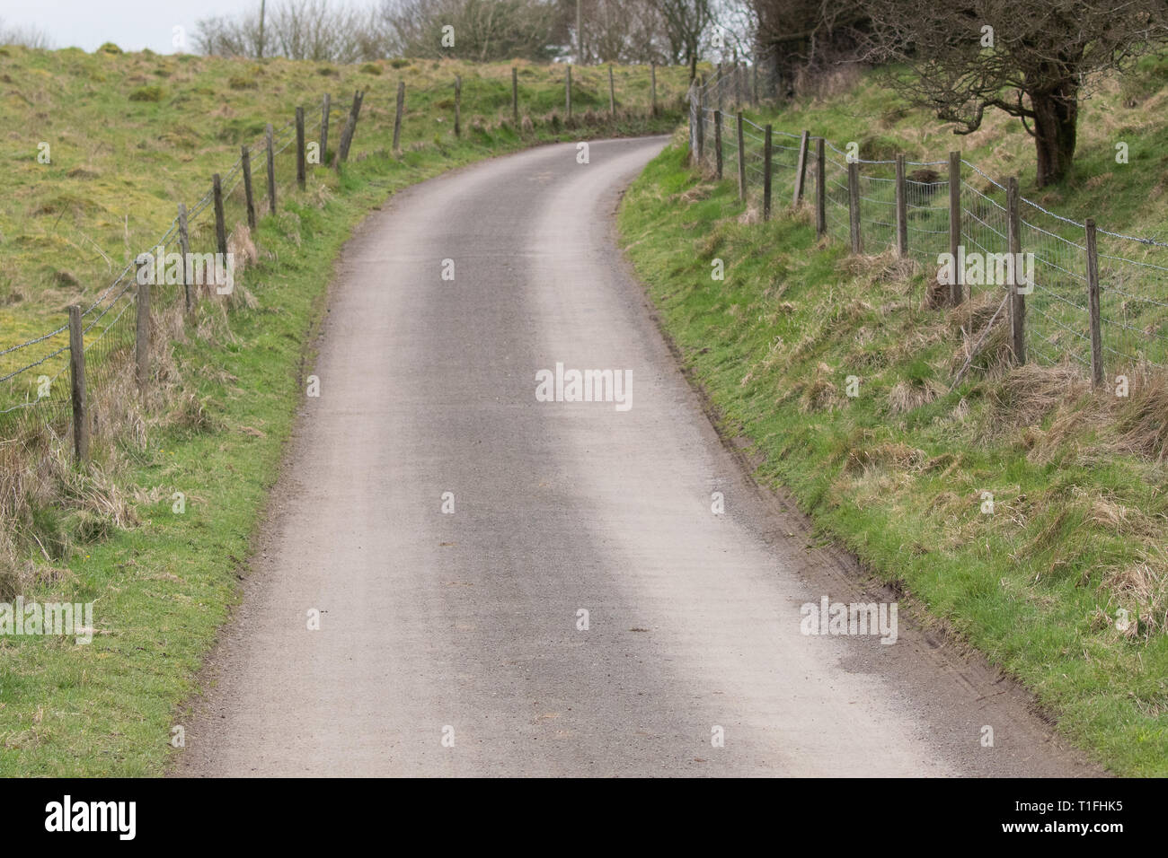 Curved soil road hi-res stock photography and images - Alamy