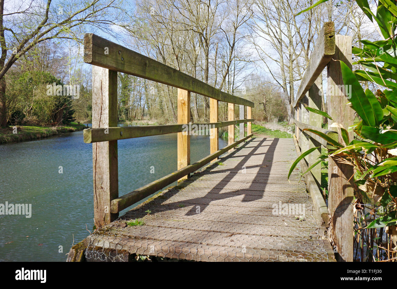 Footbridge over dyke hi-res stock photography and images - Alamy
