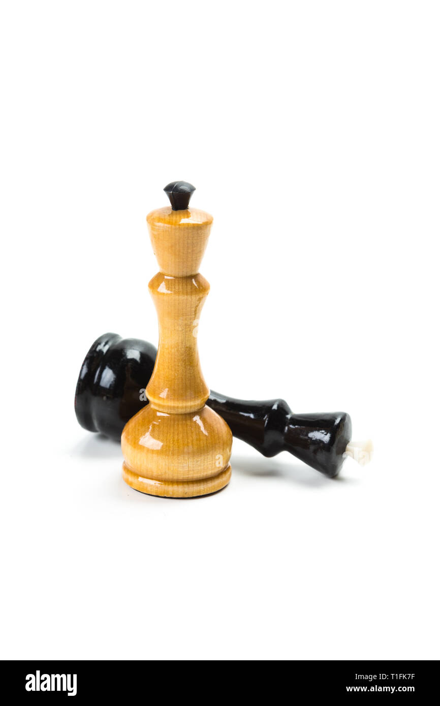 Chess isolated on white background Stock Photo - Alamy