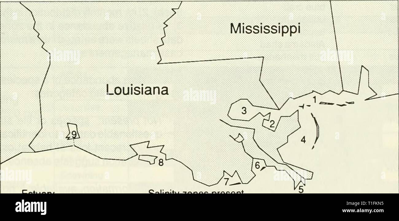 Estuaries map hi-res stock photography and images - Alamy