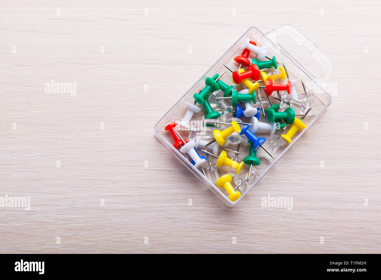Close up push pin on table hi-res stock photography and images - Alamy