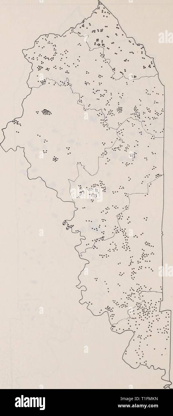 Distribution of tree species in Stock Photo - Alamy