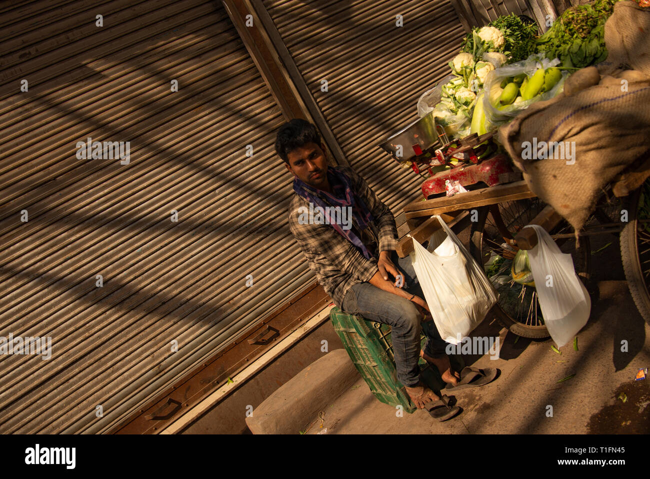 India Street Life Stock Photo - Alamy