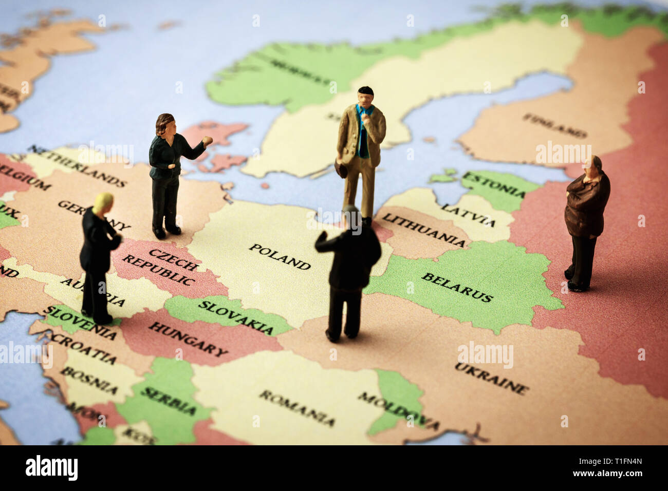 Political map europe hi-res stock photography and images - Alamy